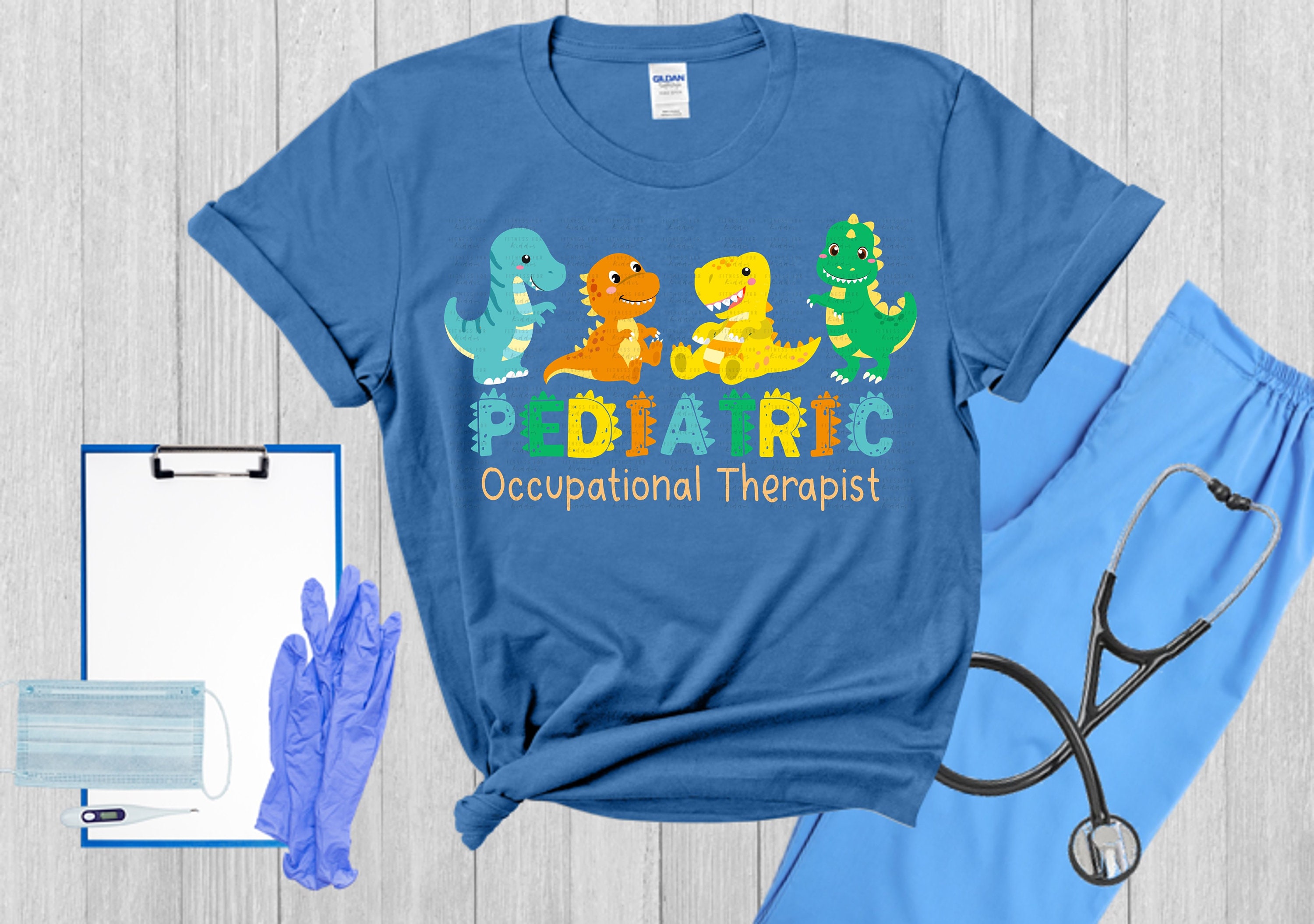 Dino Peds Occupational Therapist Svg, Dinosaur OT, Peds Svg ...