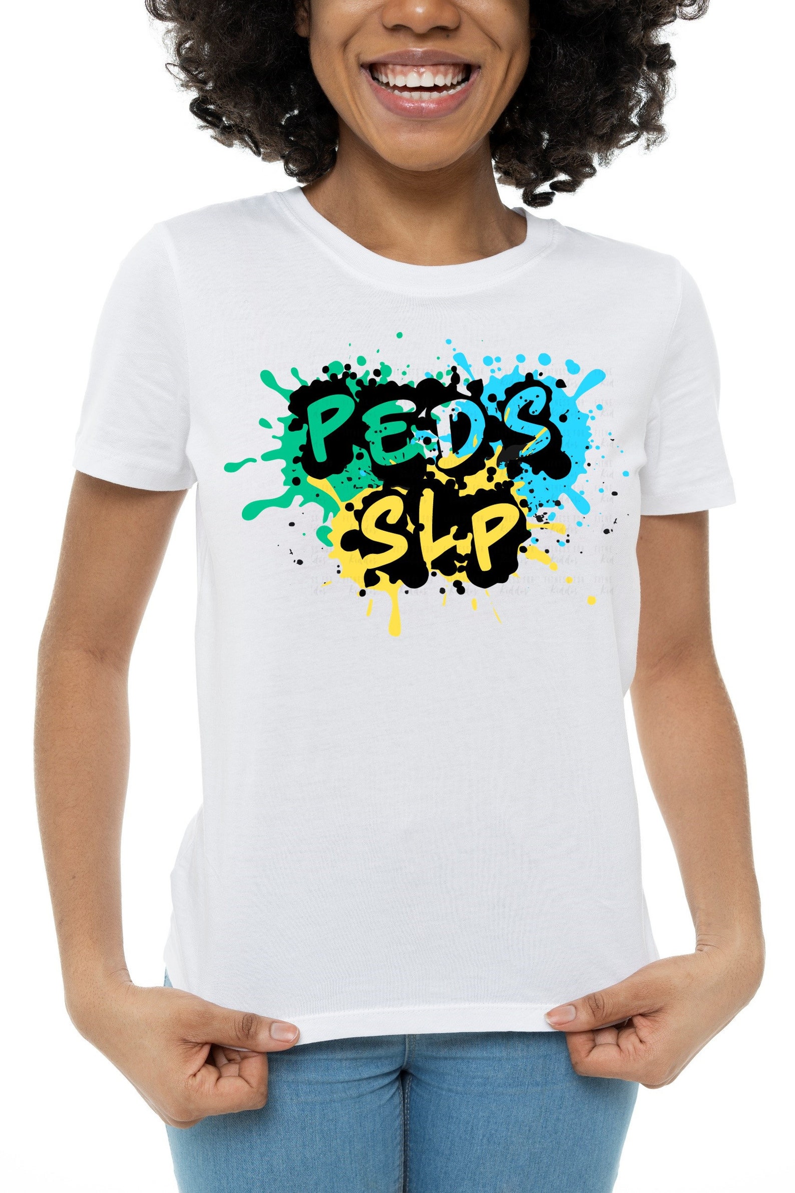 Splatter Pediatric Speech Therapist Svg, Splatter Paint Svg, Peds Svg ...