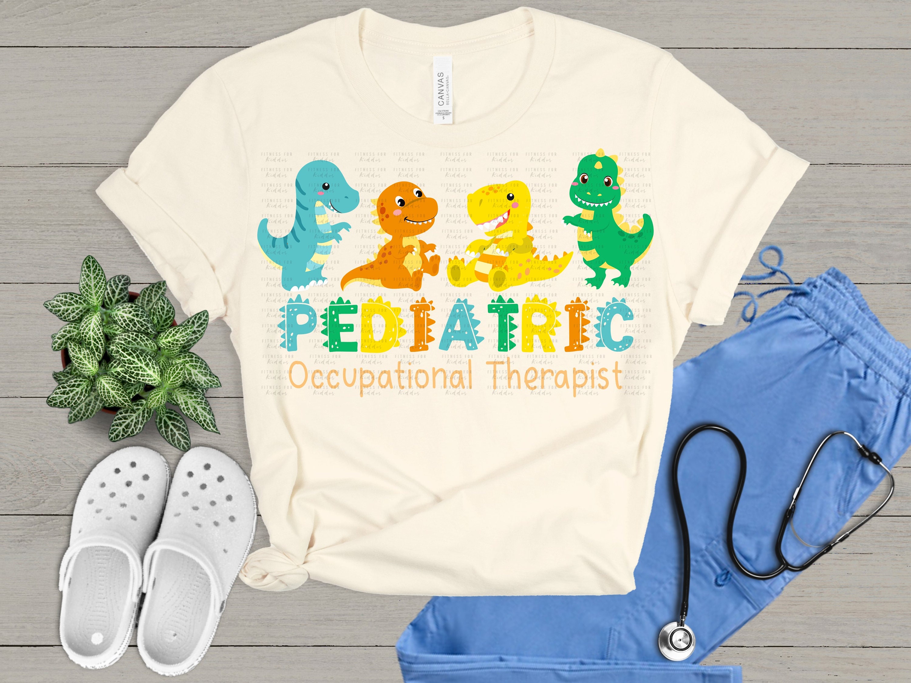 Dino Peds Occupational Therapist Svg, Dinosaur OT, Peds Svg ...