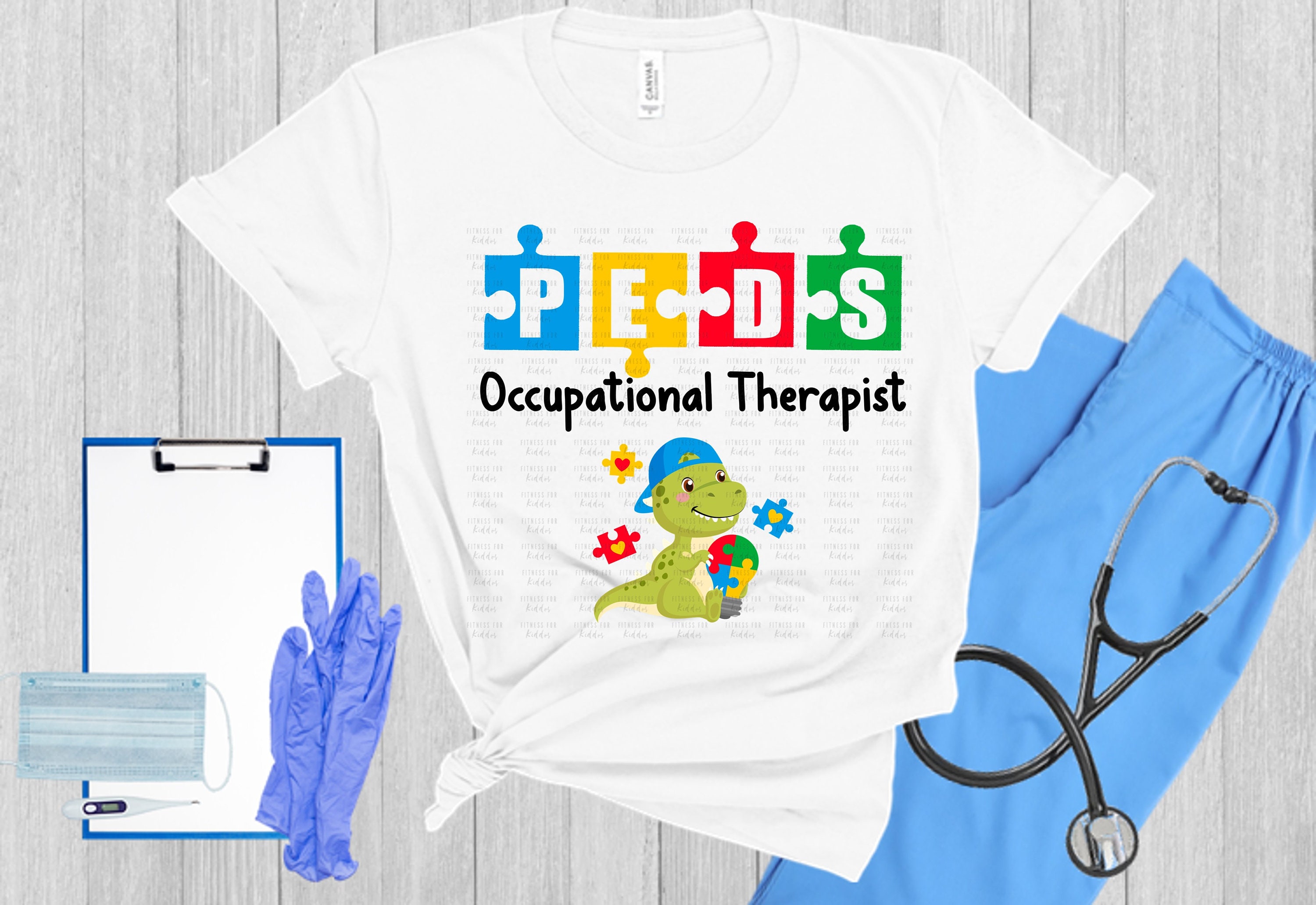 Dino Autism Pediatric OT Svg, Peds Svg, Occupational Therapy Svg, Dino ...