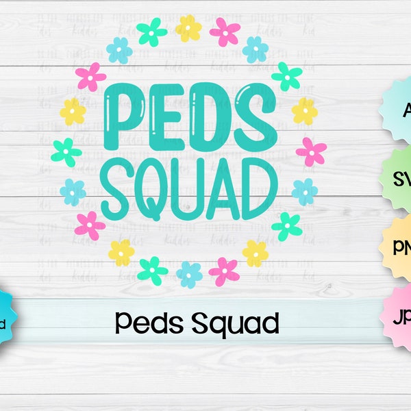 Peds Squad Svg - Etsy