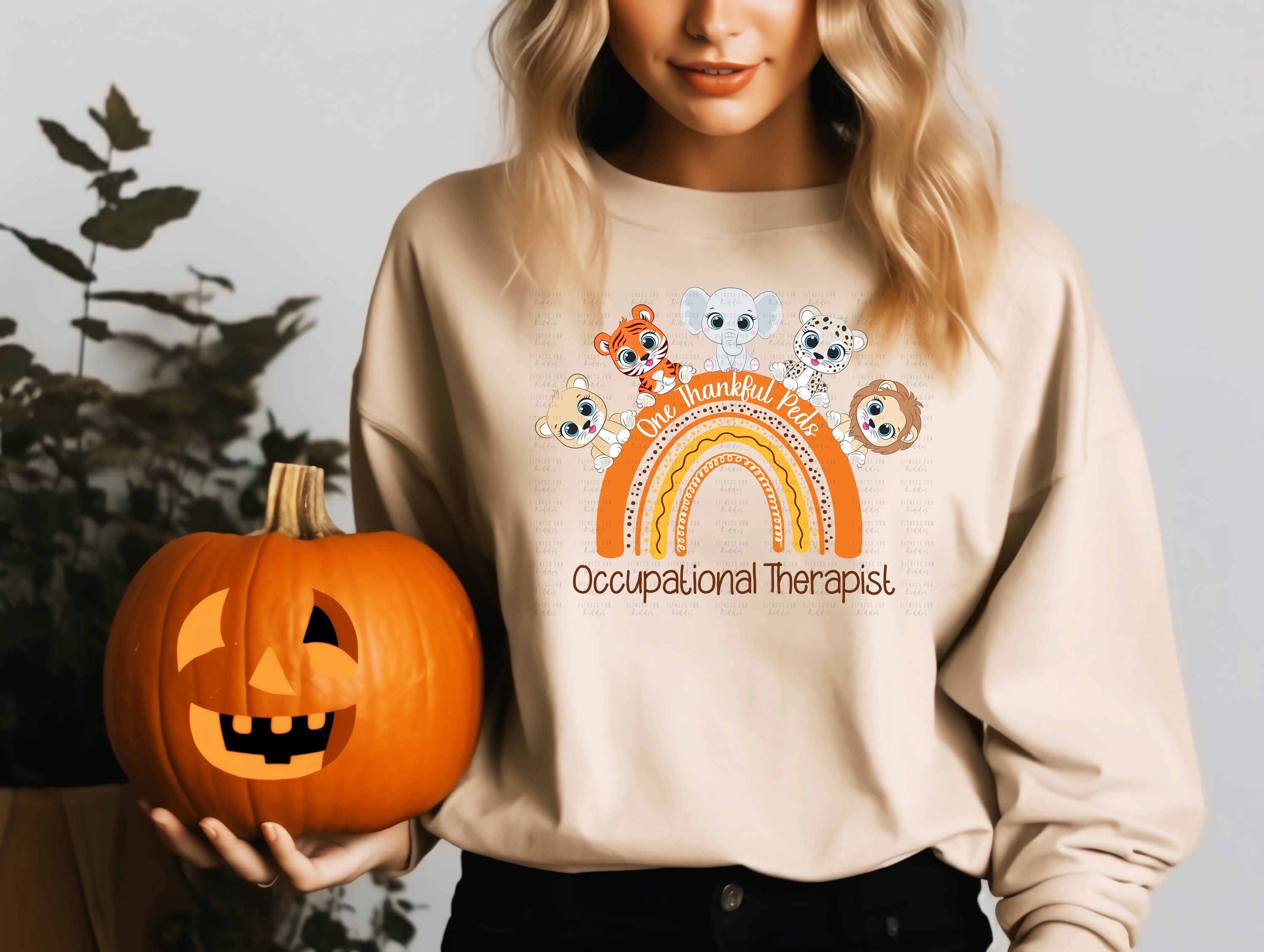 Thanksgiving Rainbow Peds OT Svg, Thanksgiving Occupational Therapist ...