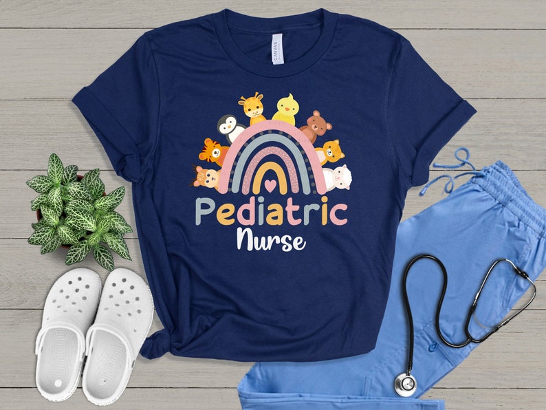 Rainbow Pediatric Nurse Svg, Peds Svg, Nurse Svg, RN Svg, Registered ...