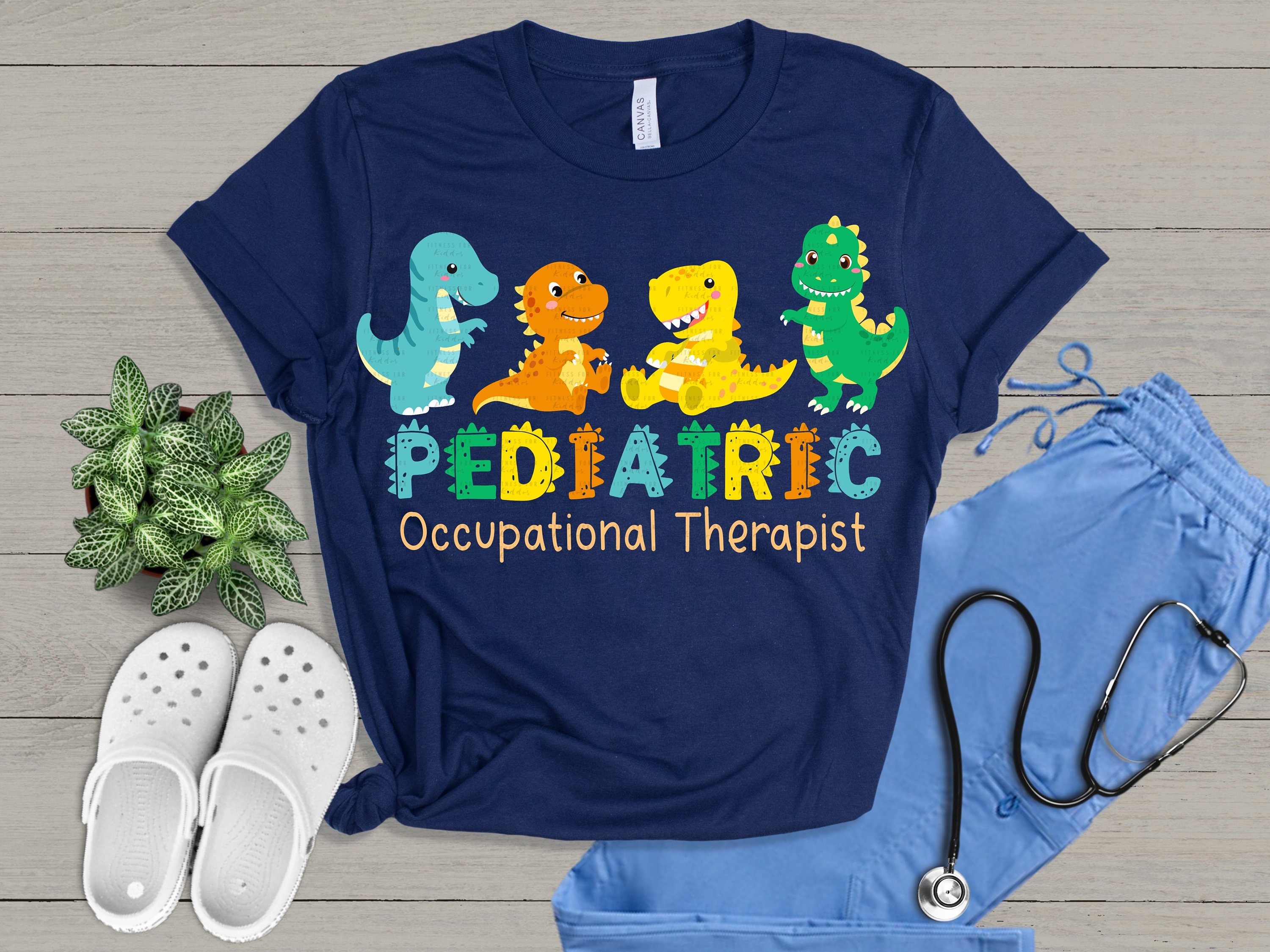 Dino Peds Occupational Therapist Svg, Dinosaur OT, Peds Svg ...