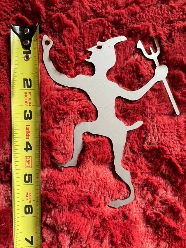 Stainless Devil Fireplace Damper Pull Charm - Etsy