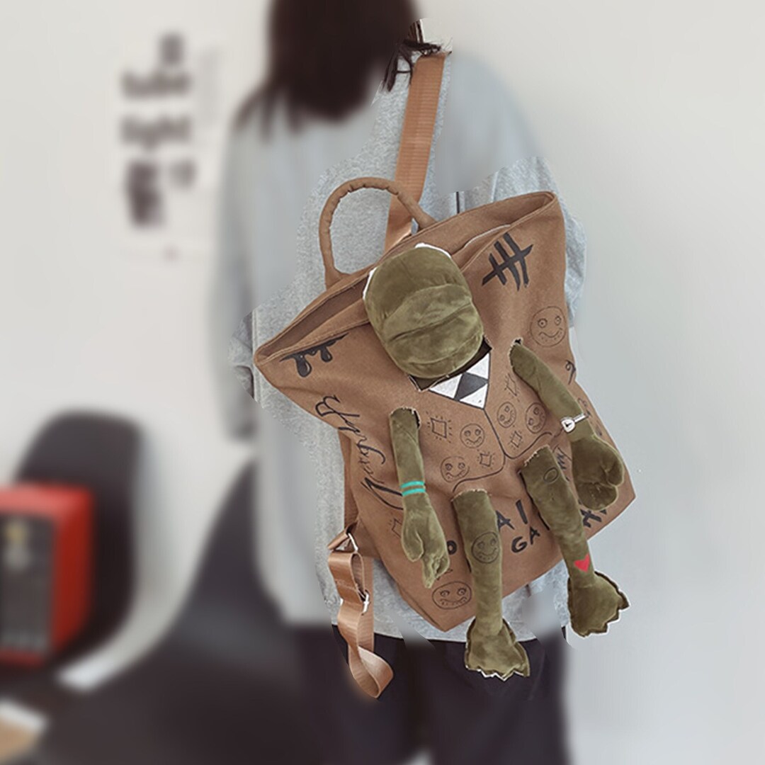 Frog Backpack, Kermit the Frog, Frog Tote Bag, Kermit the Frog Plush ...