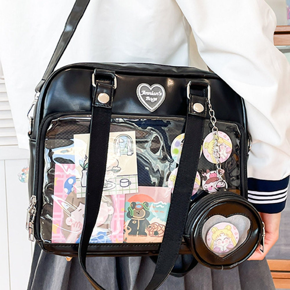 Korean Bag, Ita Bag, Ita Tote Bag, Pin Bag, Kawaii Tote Bag, Cute Bag ...
