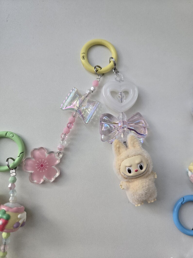 Labubu Keychain Bagchain or Phonecharm - Etsy