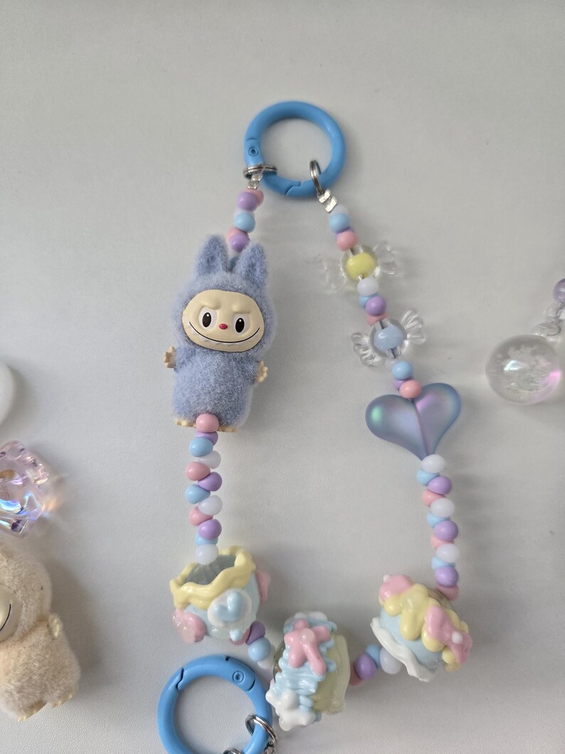 Labubu Keychain Bagchain or Phonecharm - Etsy