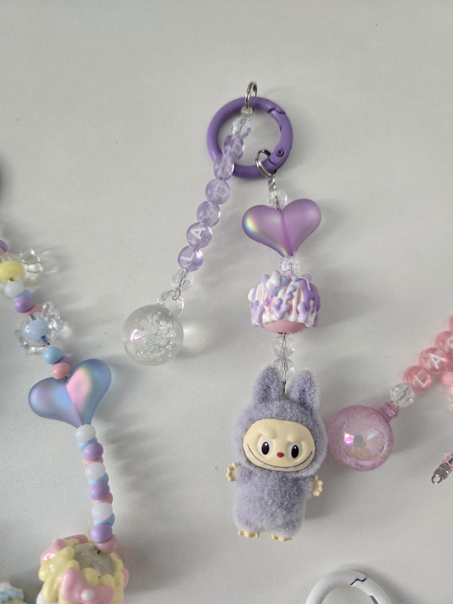 Labubu Keychain Bagchain or Phonecharm - Etsy