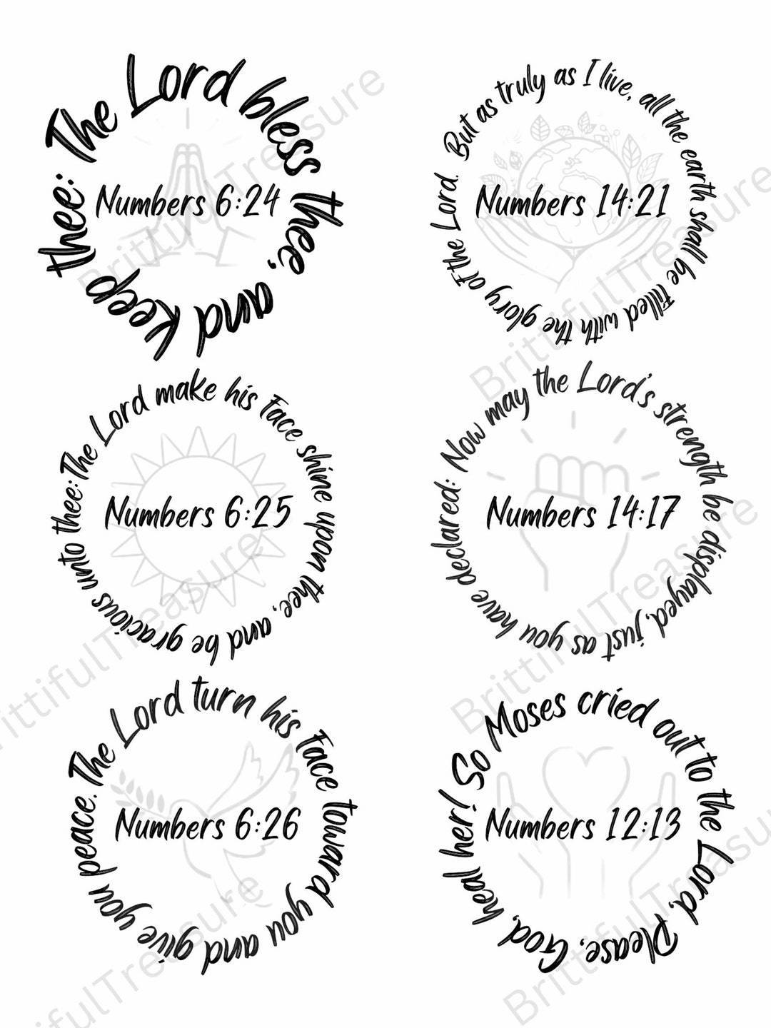 Numbers Sticker Pack - PNG - JPG - SVG - Pdf - Digital Download ...