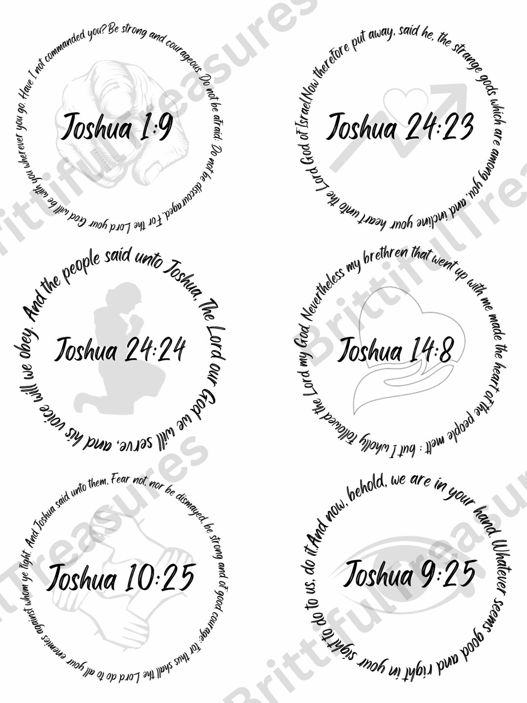 Joshua Sticker Pack - PNG - JPG - SVG - Pdf - Digital Download ...