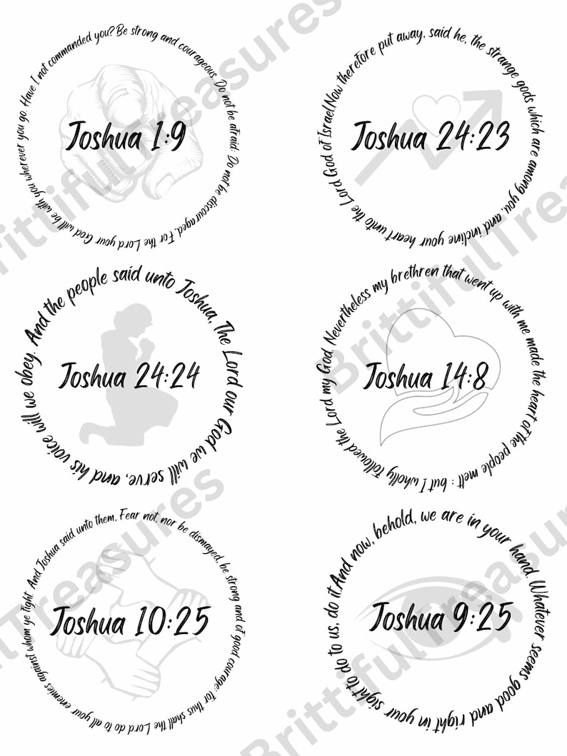 Joshua Sticker Pack - PNG - JPG - SVG - Pdf - Digital Download ...