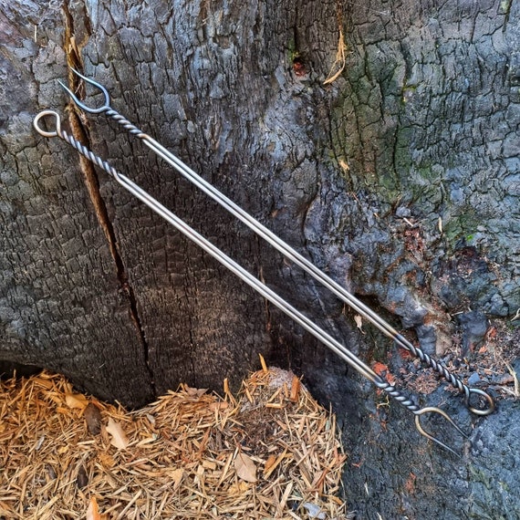 Blacksmith Handmade Steel Marshmallow Camp Fire Toasting Fork - Etsy ...