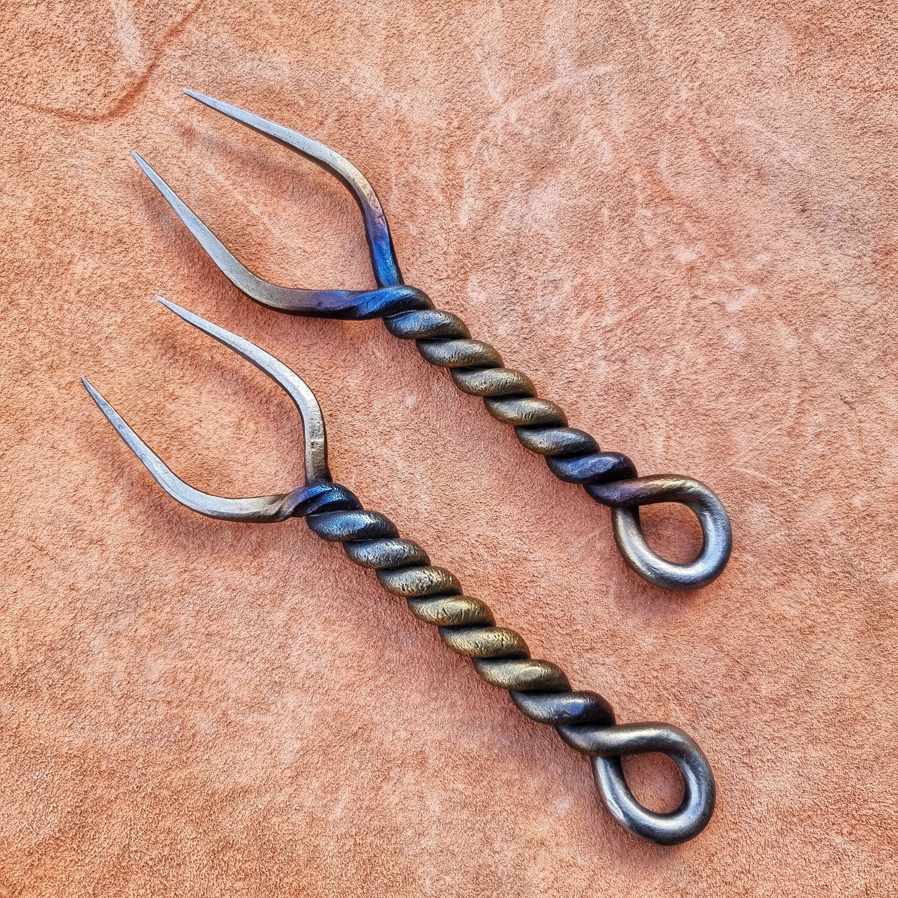 Blacksmith Handmade Mini Grazing Fork - Etsy
