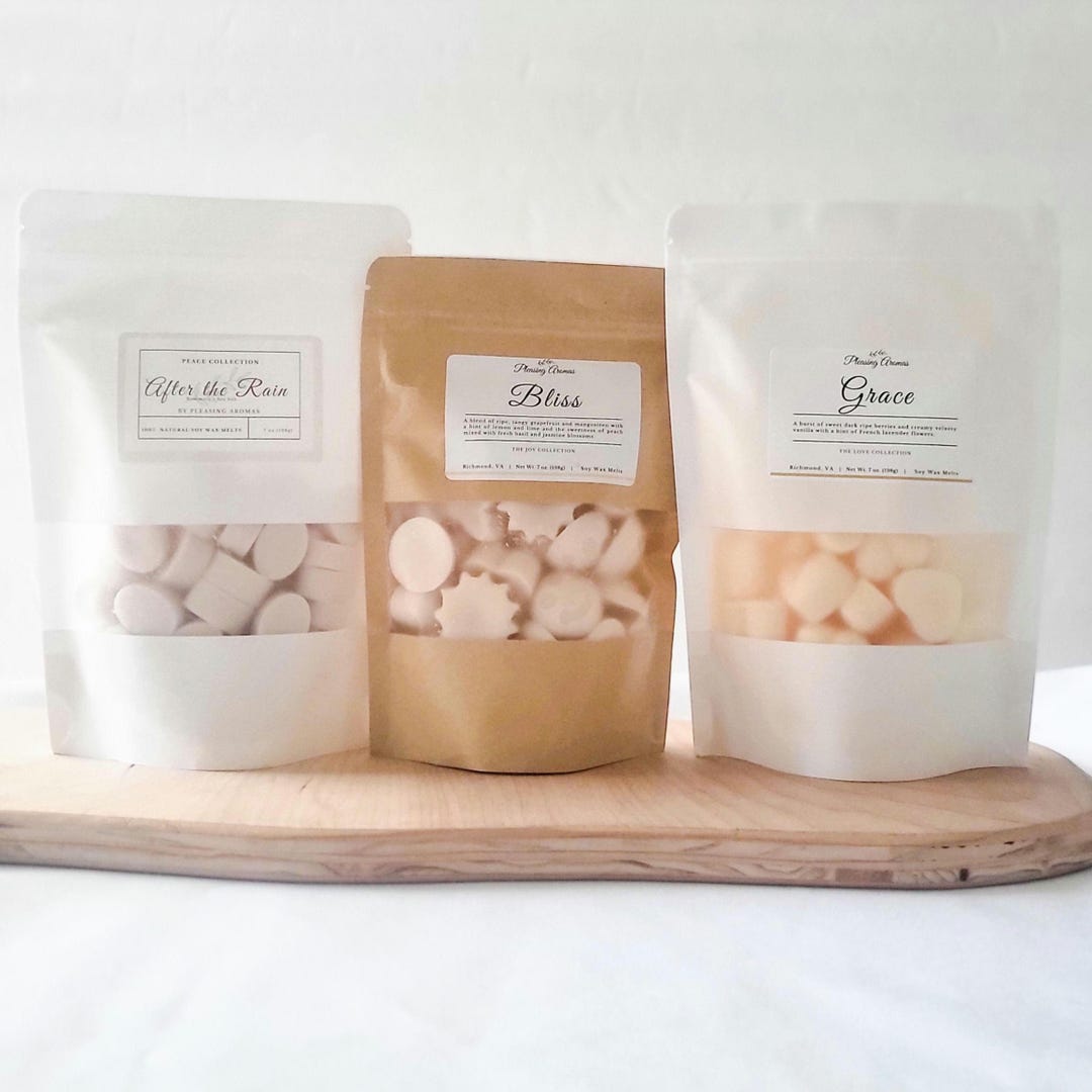 WAX MELT POUCHES | Highly Fragrant | Hand-poured | Gift Idea | Perfect ...