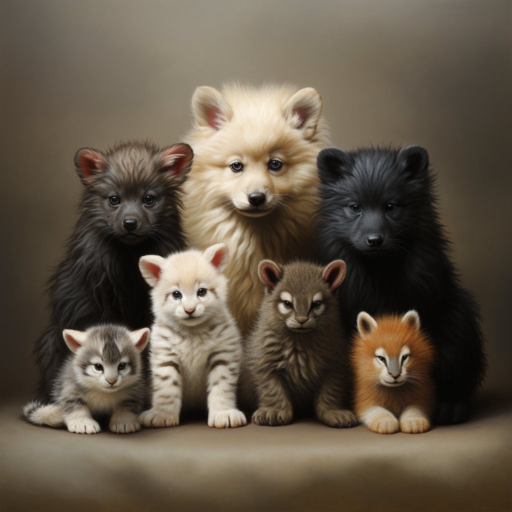 Printables | Digital Download | Baby Animals | Whimsical | Child Wall ...