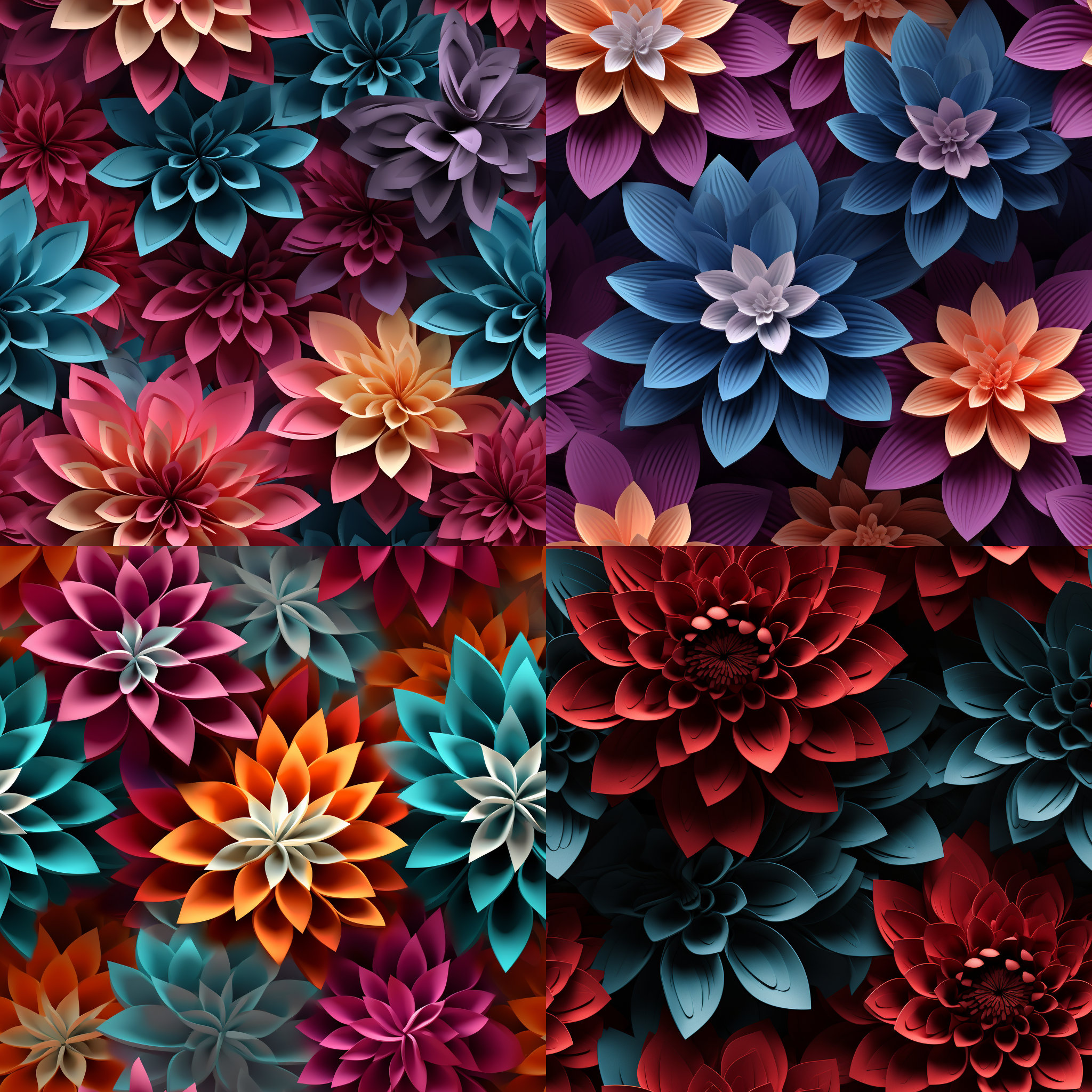 3D Flowers Printable Downloads - Etsy