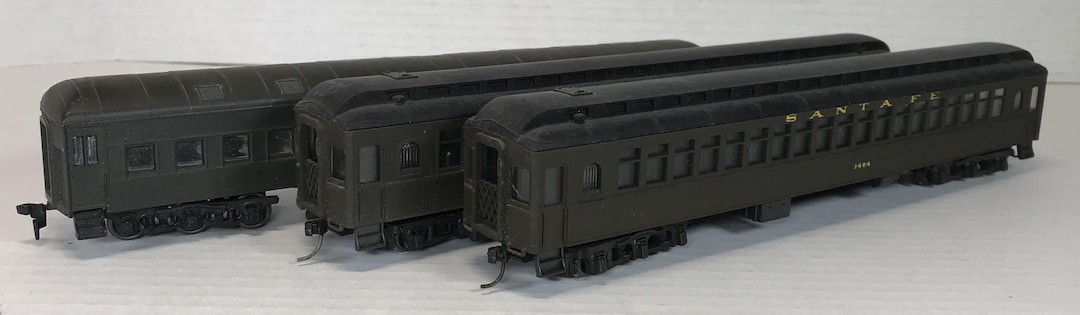 HO Scale, Santa Fe, ATSF, Heavyweight Passenger Cars, Coach - Etsy