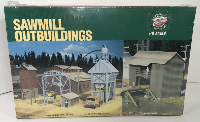 Walthers, HO Scale, Sawmill Out Buildings Kit, #933-3144, New/sealed - Etsy
