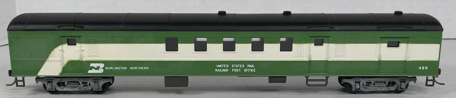Rivarossi, HO Scale, RPO, Burlington Northern , BN #499, Modified ...