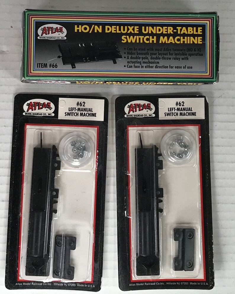 Large Lot, Atlas, HO Scale, Track and Switches, Nickel Silver Rail ...