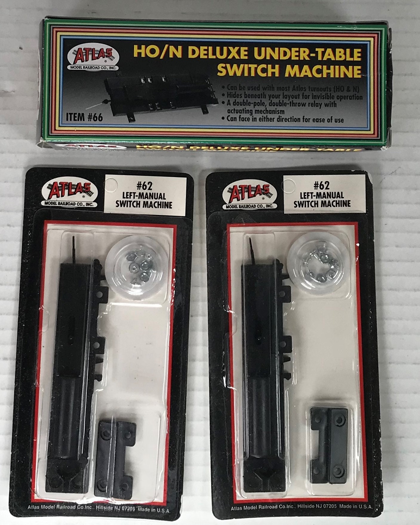 Large Lot, Atlas, HO Scale, Track and Switches, Nickel Silver Rail ...