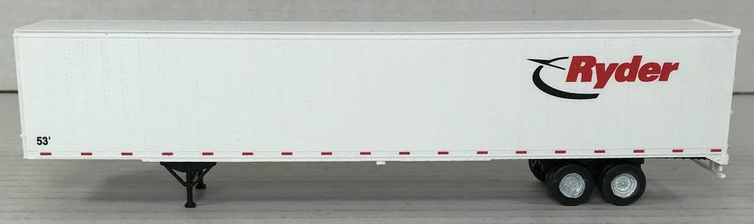 HO Scale, Intermodal, 53' Trailer, Ryder - Etsy