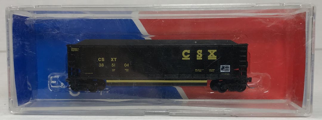 E&C Shops, N Scale, Coalporter, CSXT #385104, W/ Coal Load. - Etsy