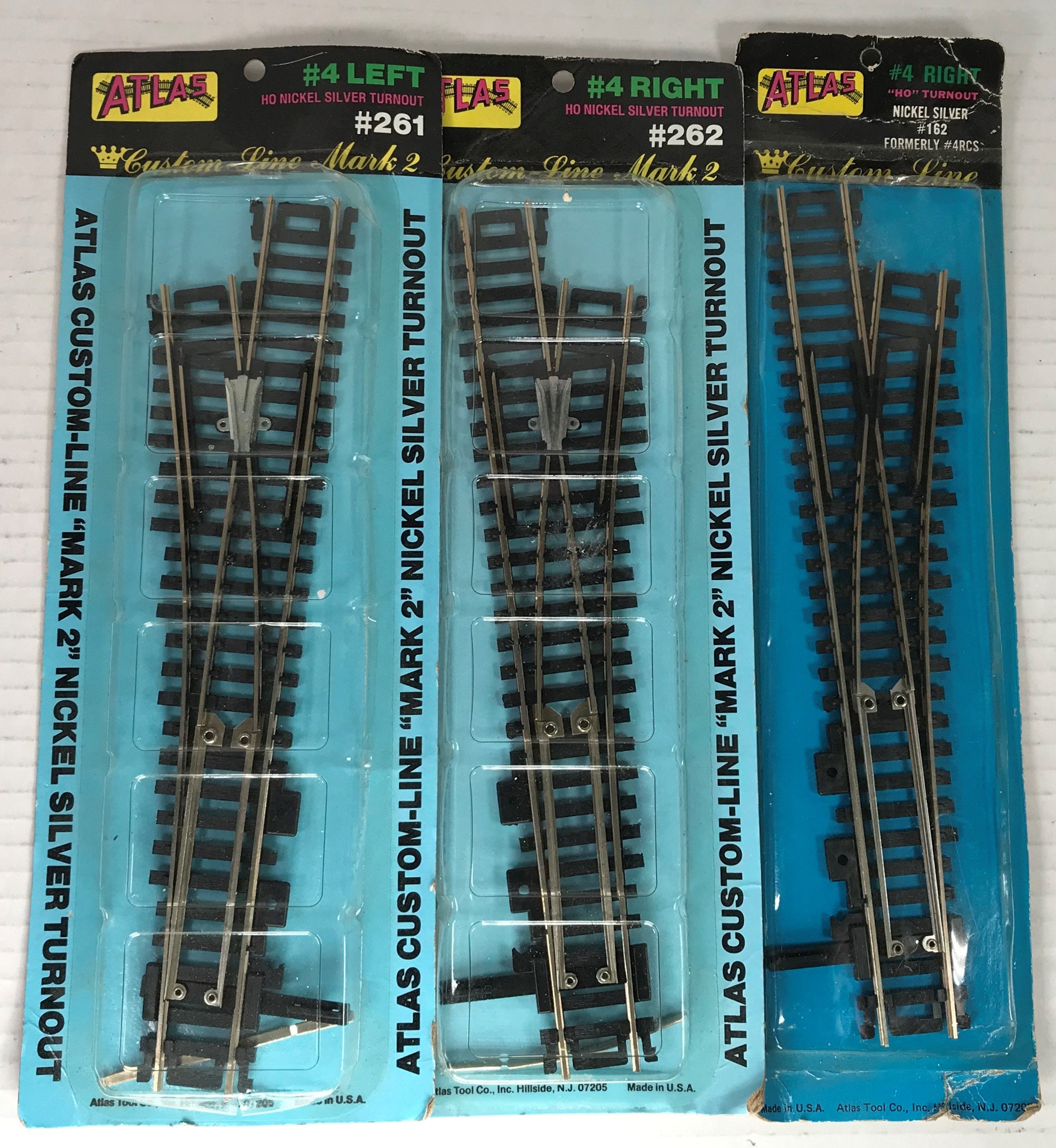 Large Lot, Atlas, HO Scale, Track and Switches, Nickel Silver Rail ...