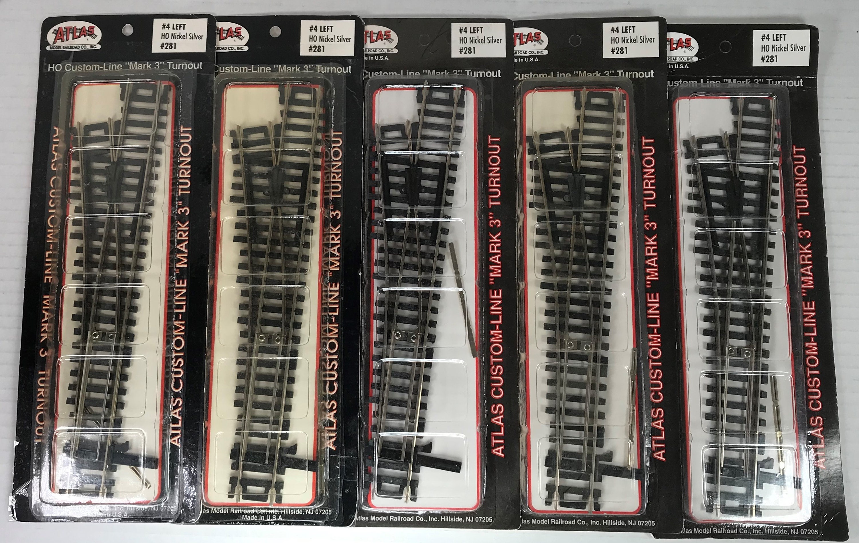 Large Lot, Atlas, HO Scale, Track and Switches, Nickel Silver Rail ...