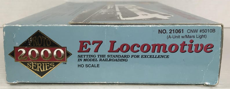 Life-like, Proto 2000, HO Scale, E7, Chicago North Western C&NW, 5010-B ...