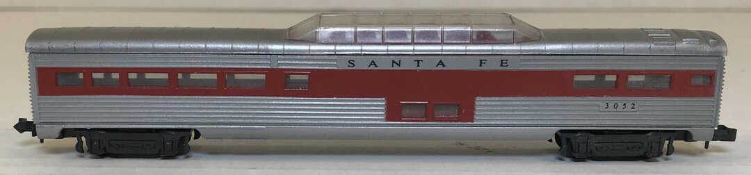 N Scale, Dome Car, Santa Fe, ATSF #3052 - Etsy