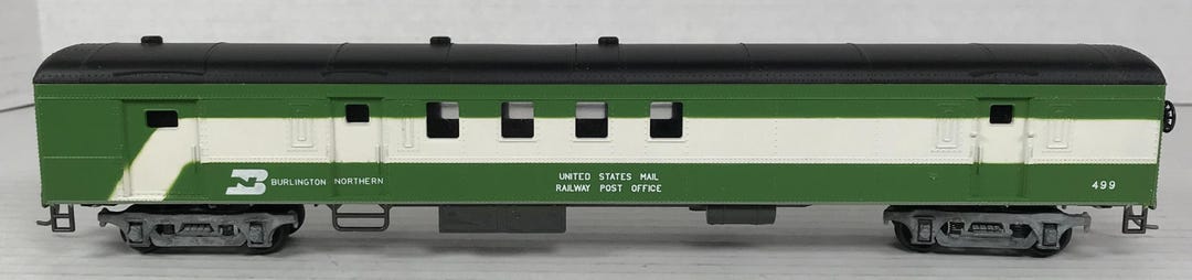 Rivarossi, HO Scale, RPO, Burlington Northern , BN #499, Modified ...