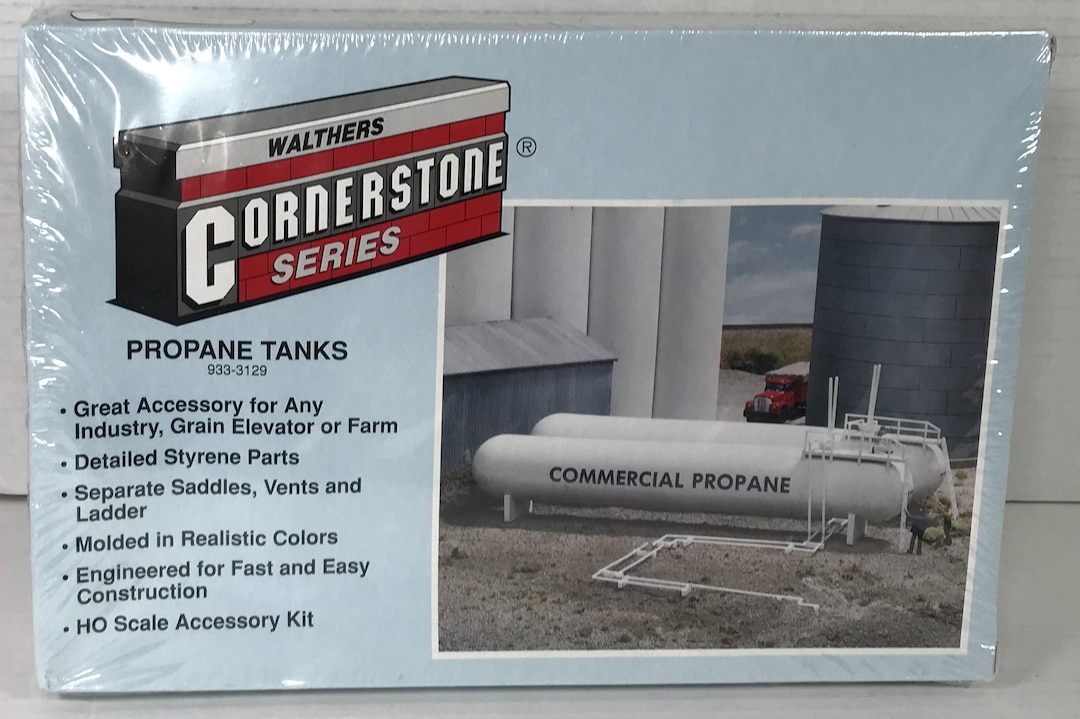 Walthers, HO Scale, Propane Tanks Kit, #933-3129, New/sealed - Etsy