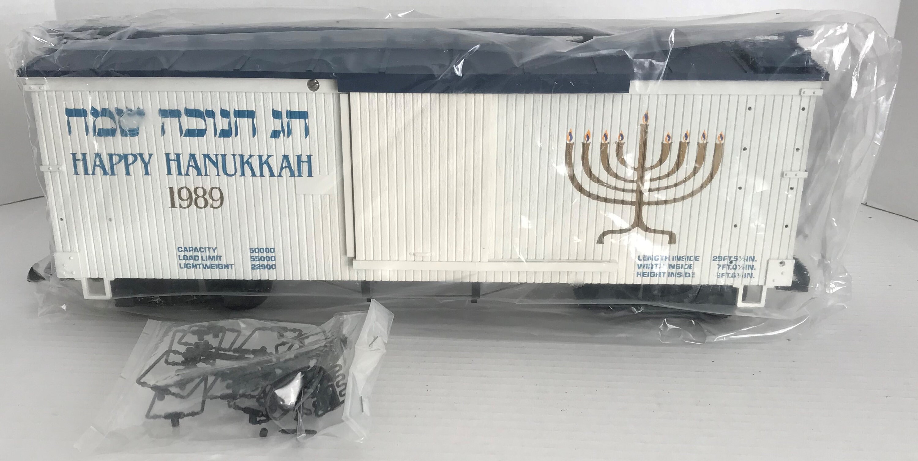 RO Trains, G Scale, Boxcar, #1989, Happy Hanukkah, Made in the USA - Etsy