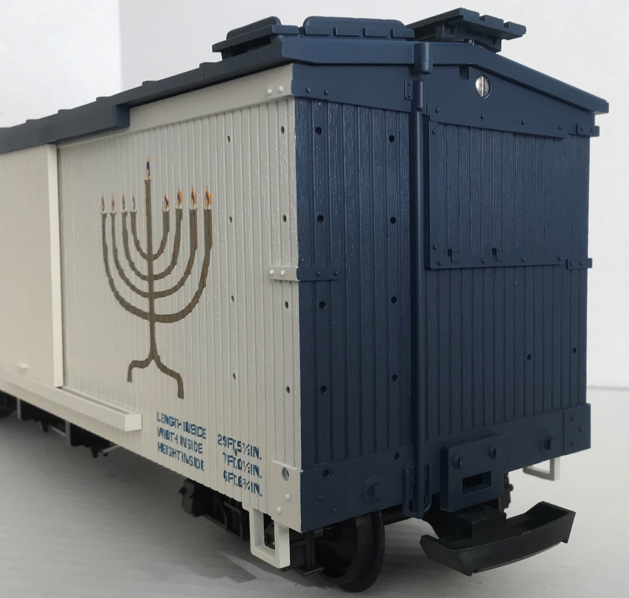 RO Trains G Scale Boxcar 1989 Happy Hanukkah Made in the - Etsy