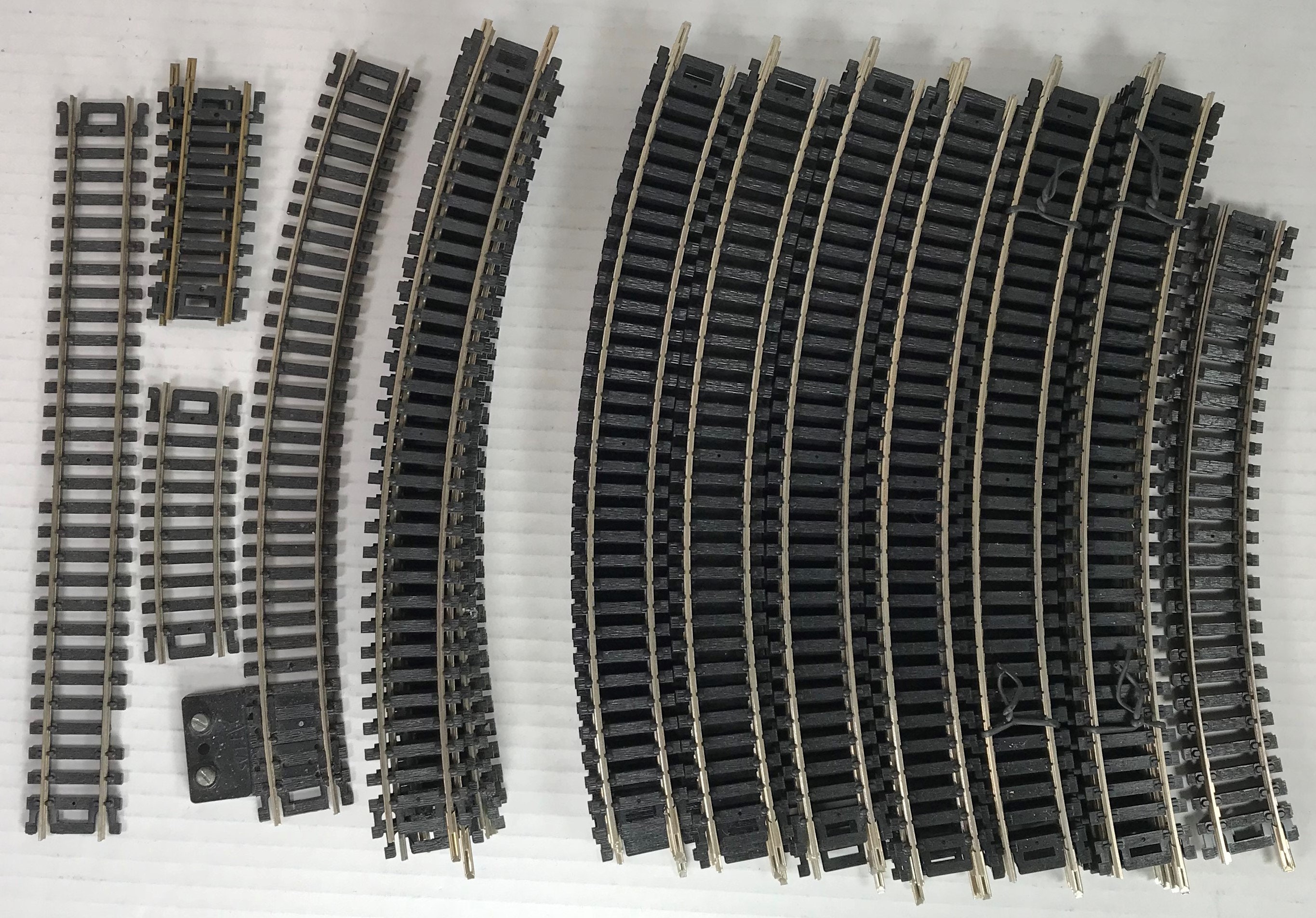 Large Lot, Atlas, HO Scale, Track and Switches, Nickel Silver Rail ...