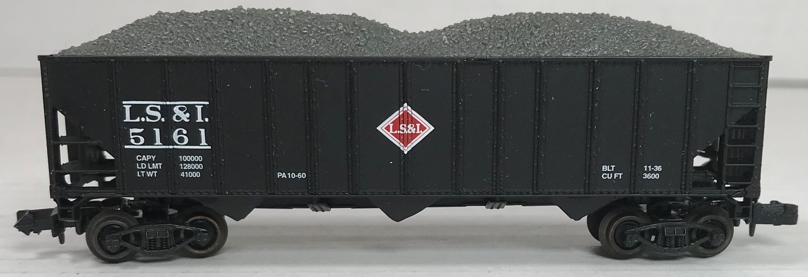 Life-like, N Scale, Hopper, LS&I #5161 With Load - Etsy