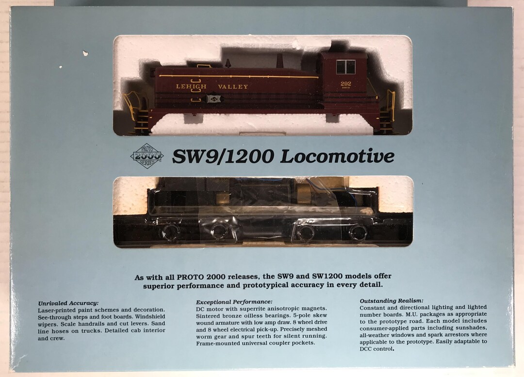 Life-like, Proto 2000, HO Scale, SW9, Lehigh Valley, LV #292 - Etsy