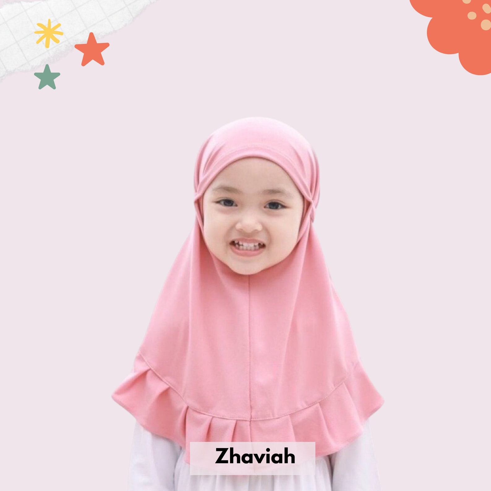 Hijab for Baby, Islamic Baby Girl Hijab, Toddler Hijab for 3-7 Years ...