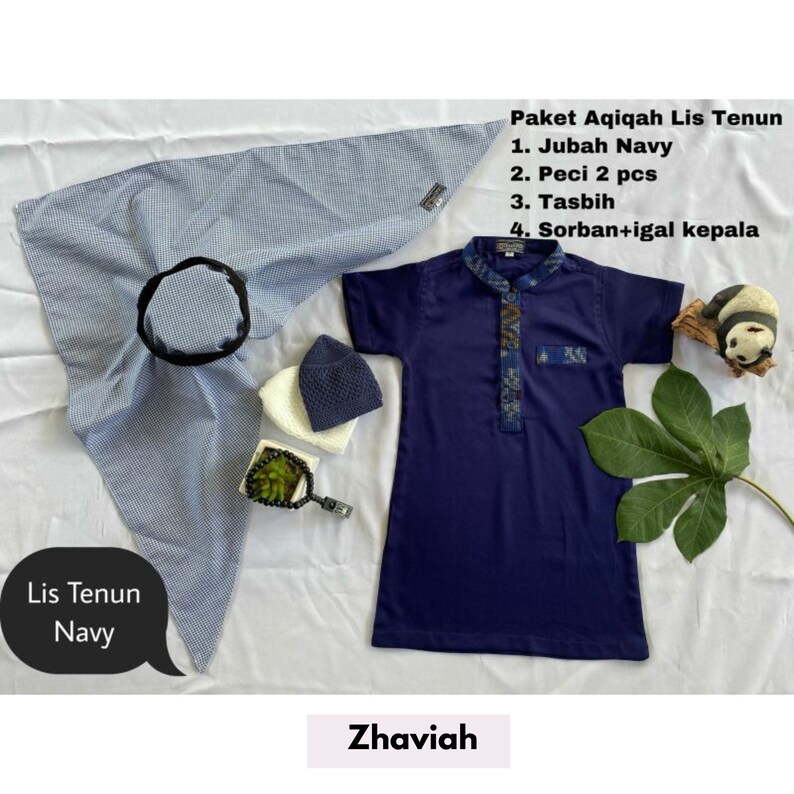 Muslim Baby Boy Thobe Set With Prayer Caps for 0 Months-4 Years Old ...