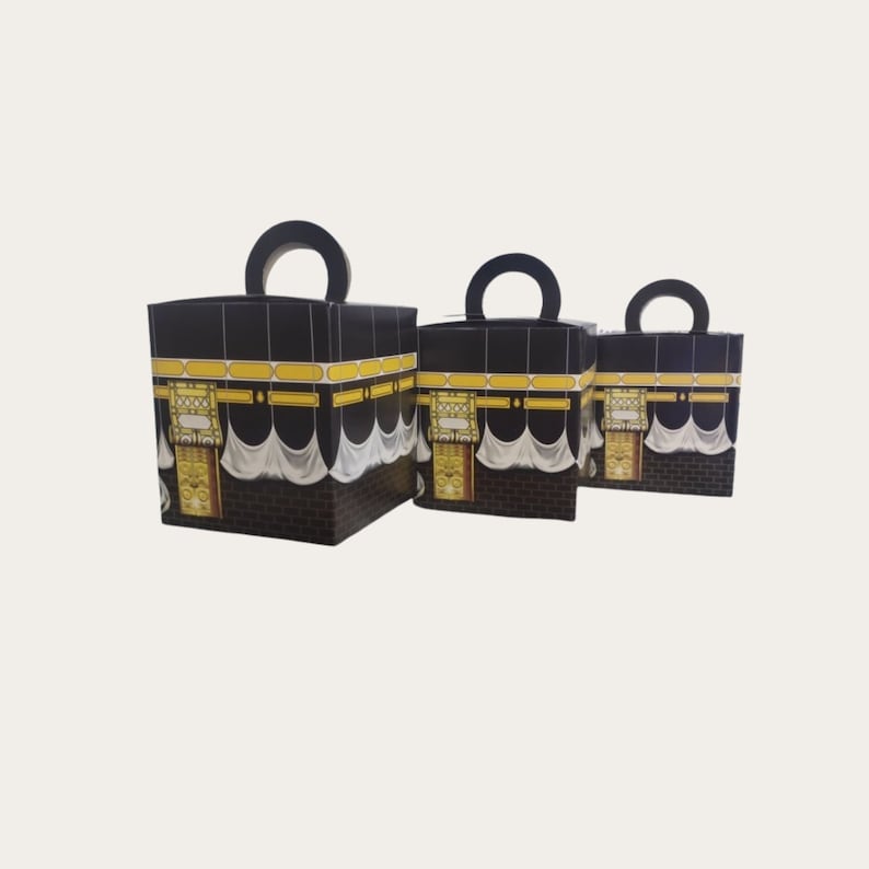 Holy Kaaba Kiswah Replica Box for Gift, Masjid Al Haram Gift Box ...