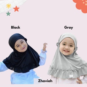 Muslim Baby Hijab, Little Baby Girl Hijab for 0-3 Years, Islamic Dress ...