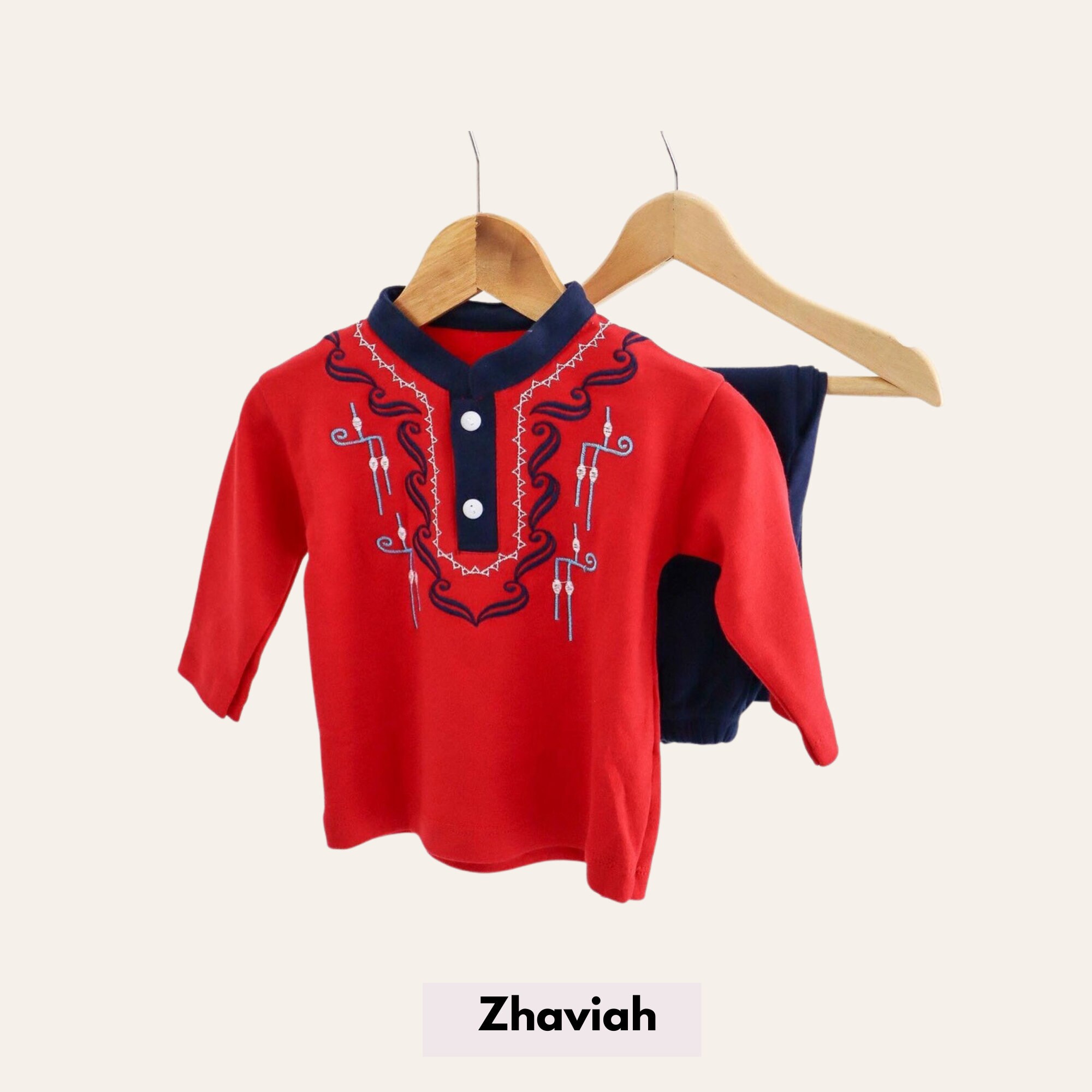 Muslim Baby Boy Thobe Set With Prayer Caps for 0 Months-2 Years Old ...