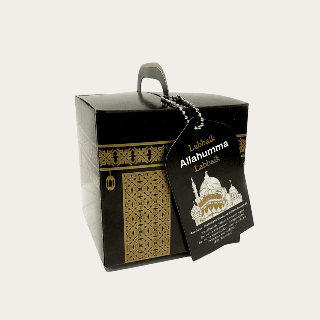 Kaaba Box for Hajj Gift, Islamic Party Gift, Baby Shower Candy Box for ...