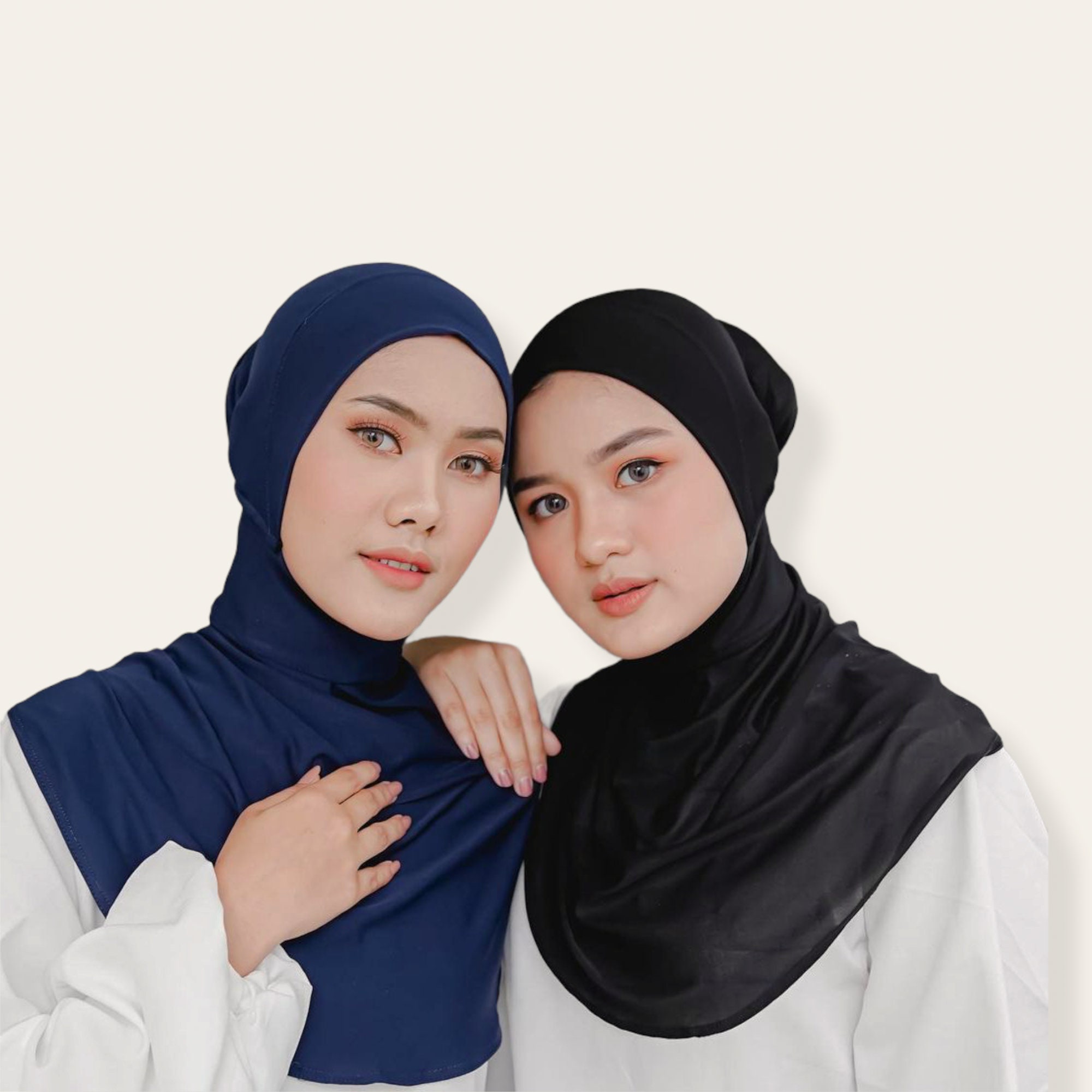Bundle Hijab Undercap, Instant Ninja Hijab Underscarf, Include 4 Hijab ...
