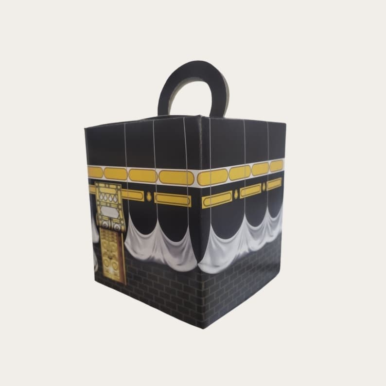 Holy Kaaba Kiswah Replica Box for Gift, Masjid Al Haram Gift Box ...