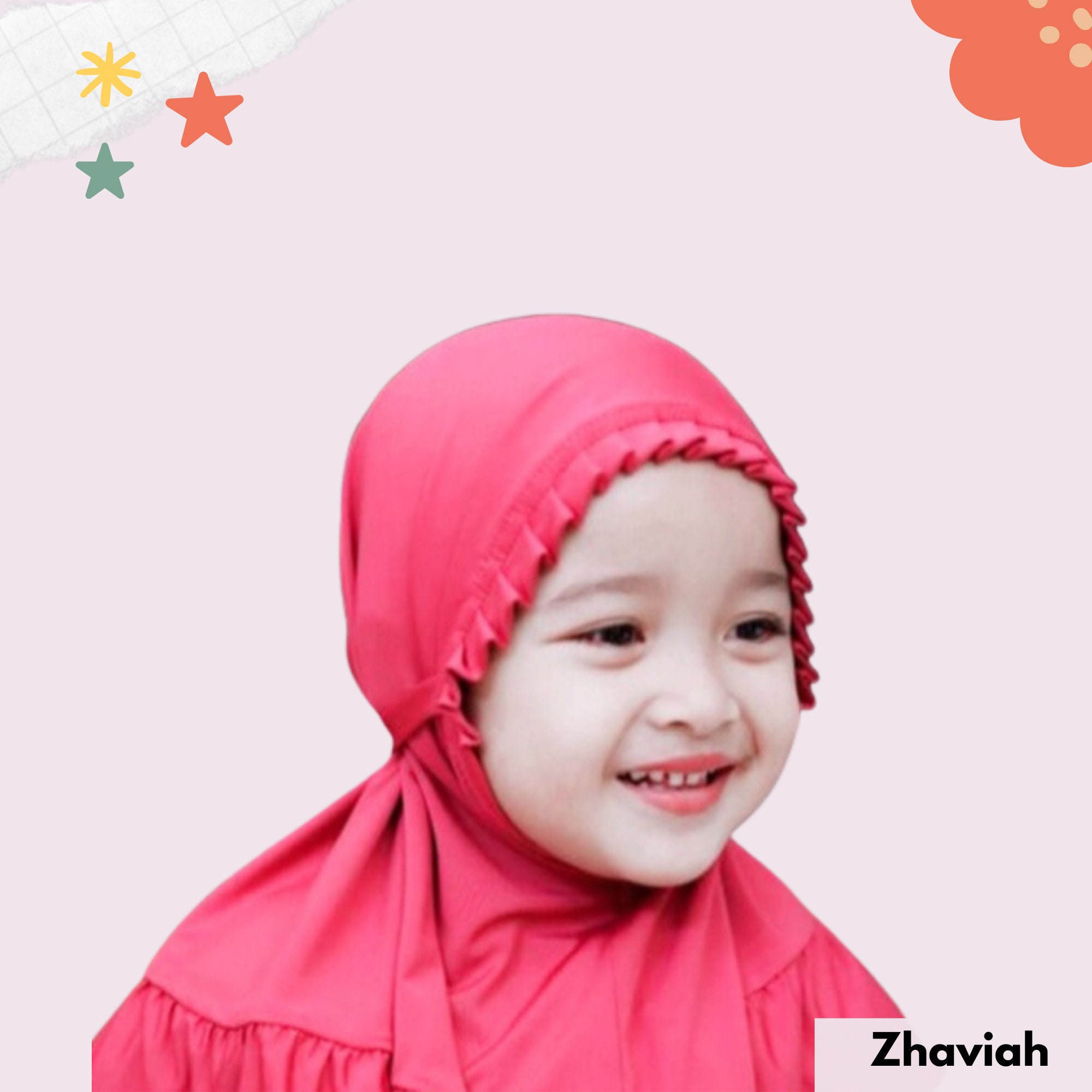 Hijab for Baby, Islamic Baby Girl Hijab, Toddler Hijab for 2-7 Years ...