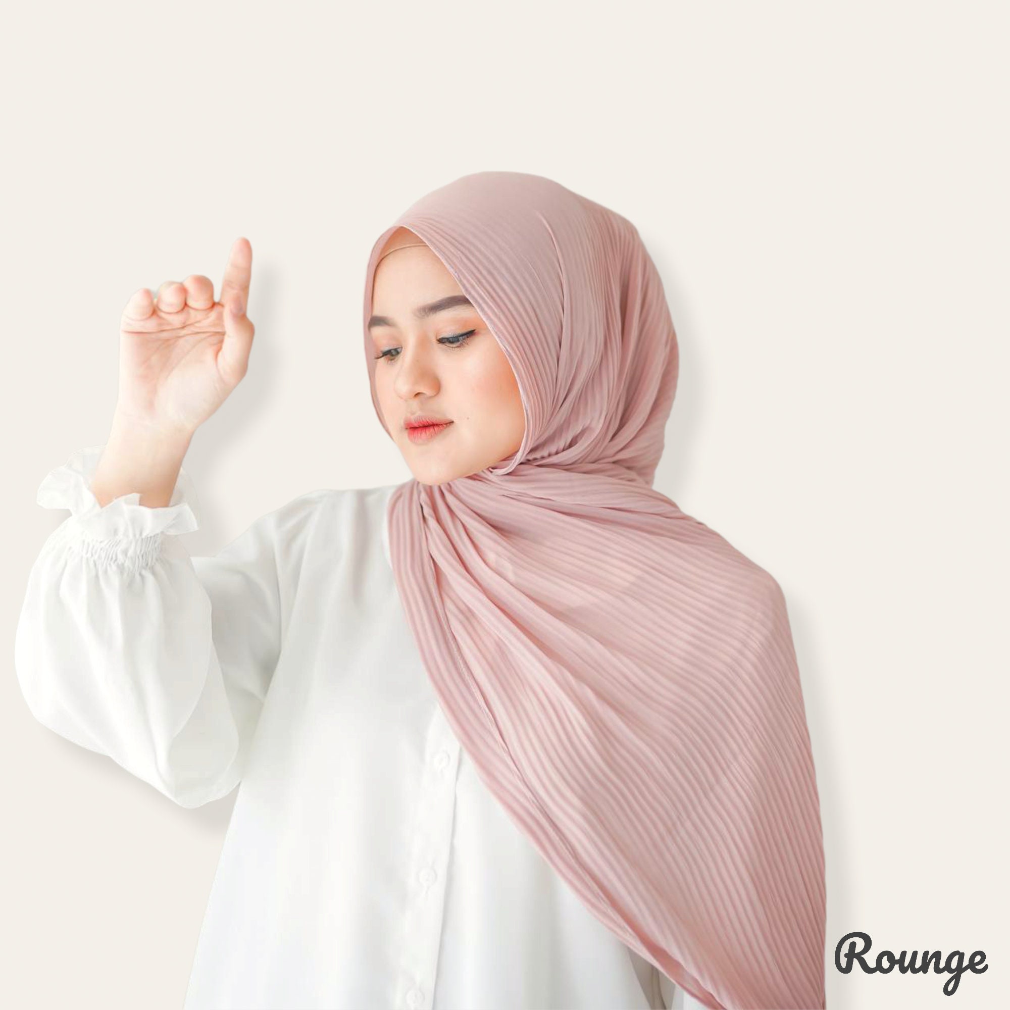 Ribbed Pleated Shawl Pashmina, Pashmina Hijab Veil - Etsy